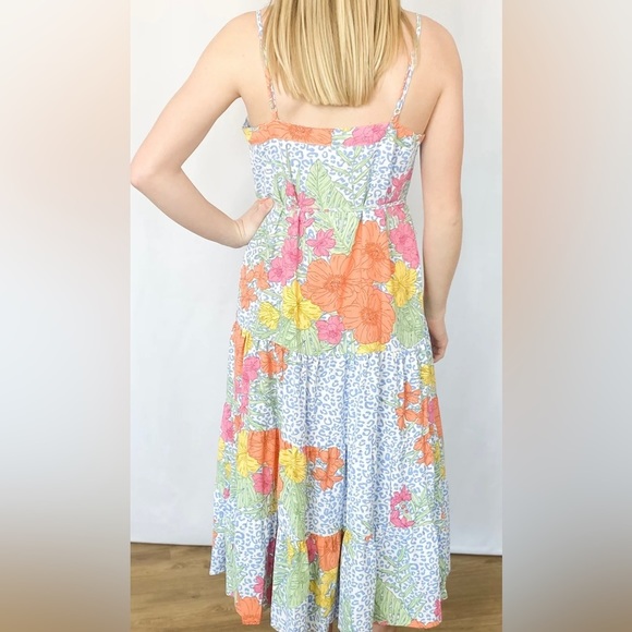 THML | Dresses | Thml Floral Print Maxi Dress | Poshmark